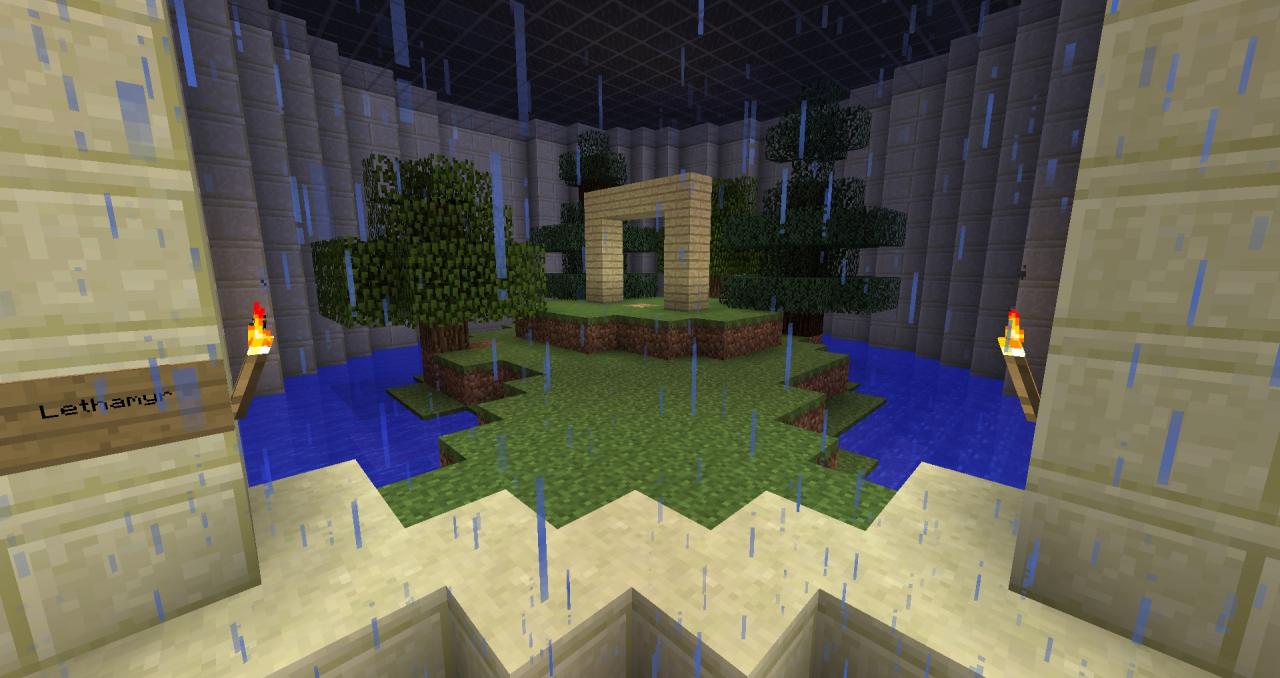 Super Hostile Temple base Minecraft Map