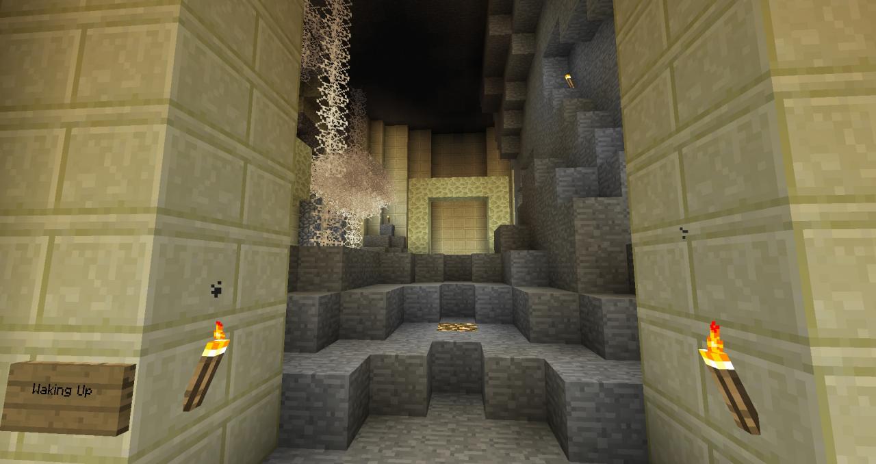 Super Hostile Temple base Minecraft Map