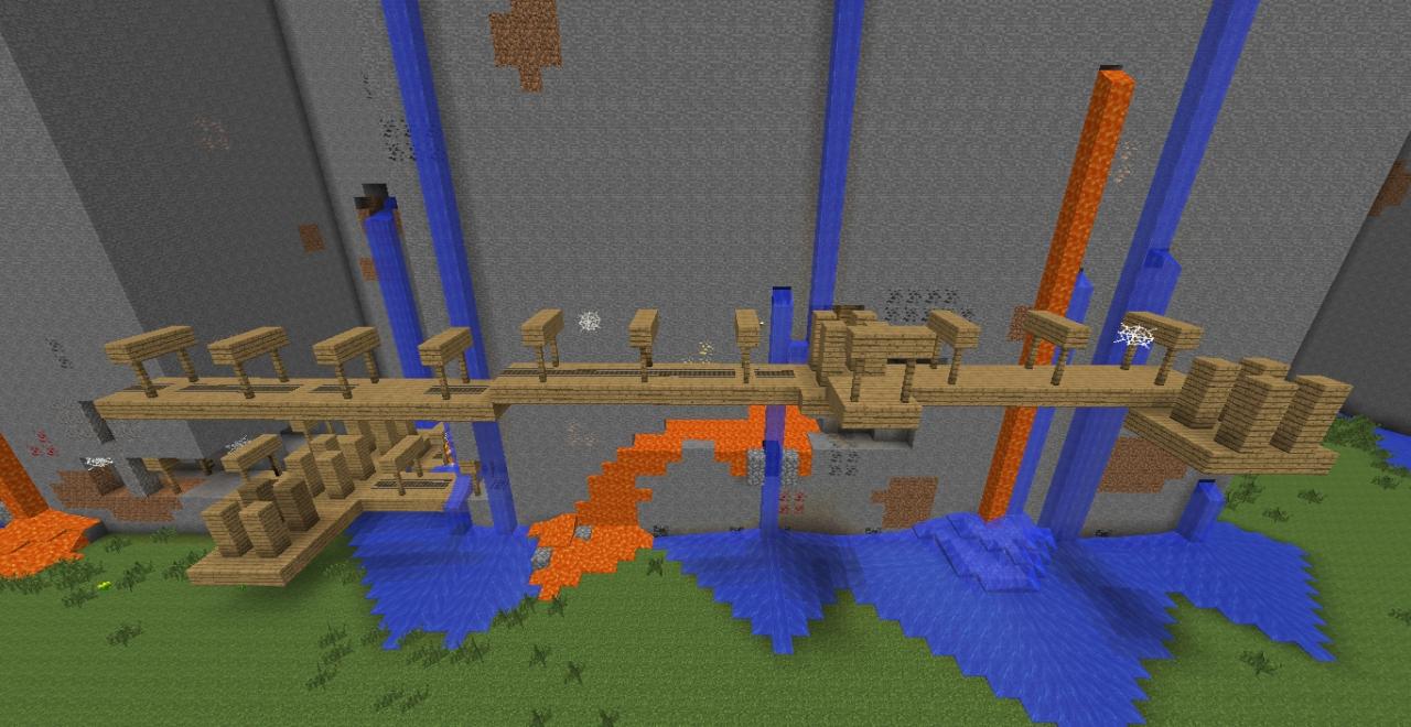 Weird Superflat (GLITCH?) Minecraft Map