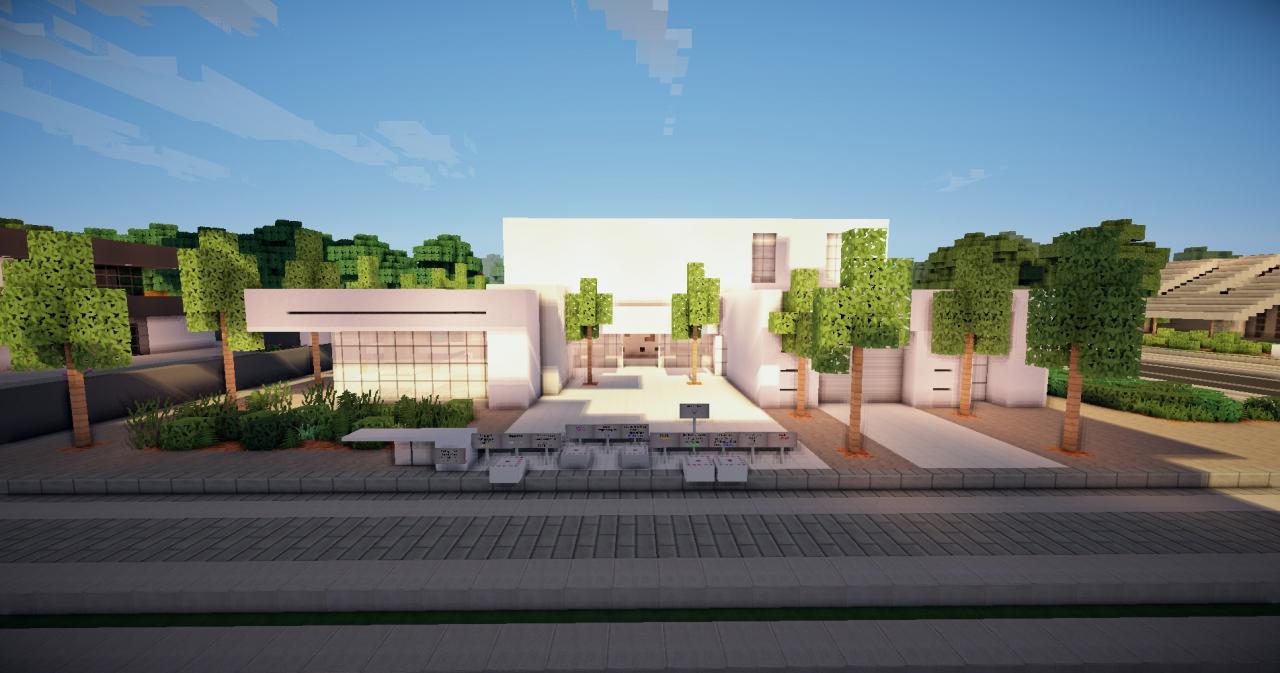 Realistic modern house Minecraft Map