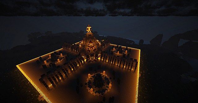 Palace Sanctuary Server Spawn Minecraft Map