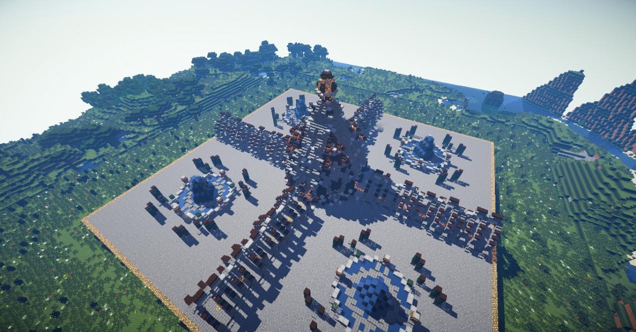 Palace Sanctuary Server Spawn Minecraft Map