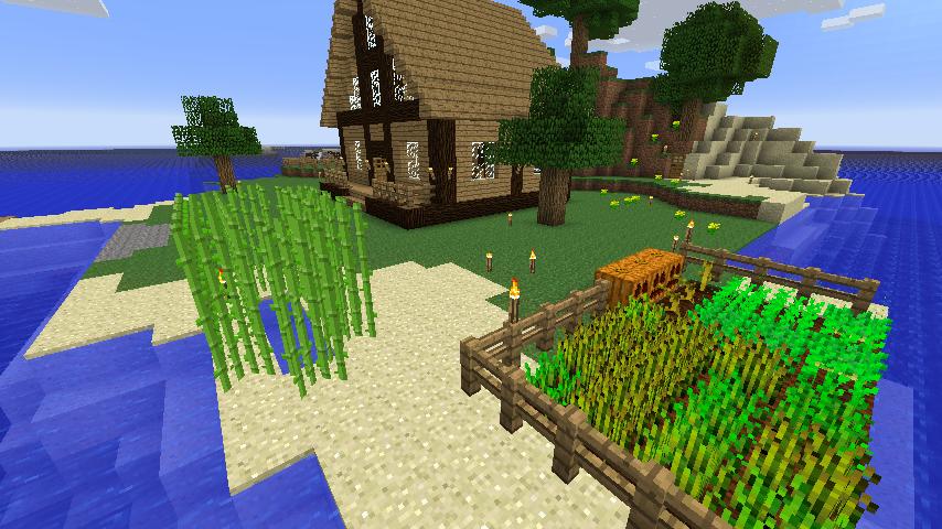 Island House Minecraft Map