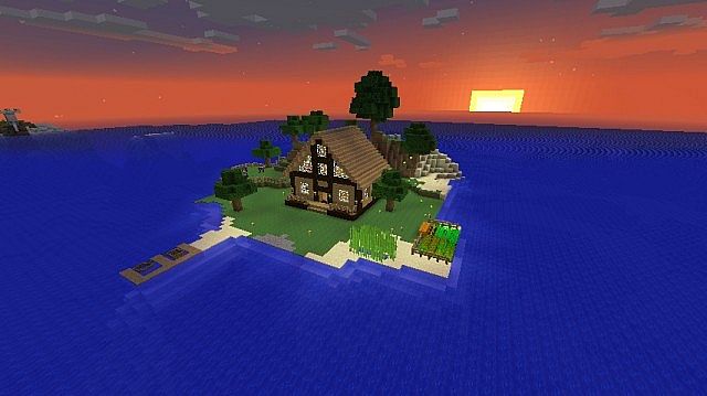 Island House Minecraft Project