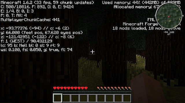 Hell (Nether) Biome World Minecraft Map