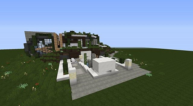 Raised- A modern house Minecraft Map