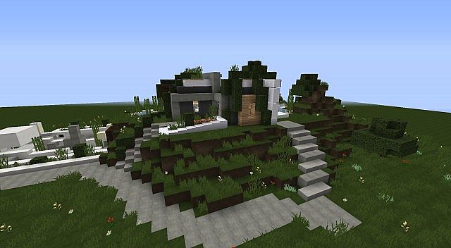Raised- A modern house Minecraft Map