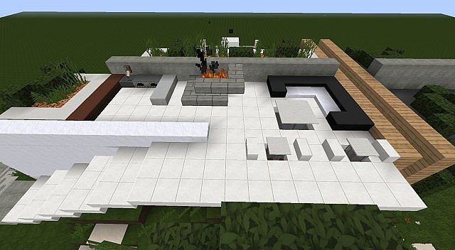 Raised- A modern house Minecraft Map