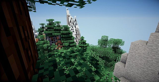 Custom Terain | Taiga | Survival and Creative! Minecraft Map