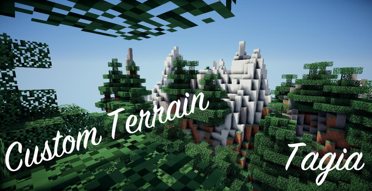 Custom Terain | Taiga | Survival and Creative! Minecraft Map