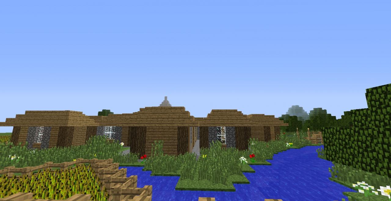 Town on a Creative Server Plot! Minecraft Map