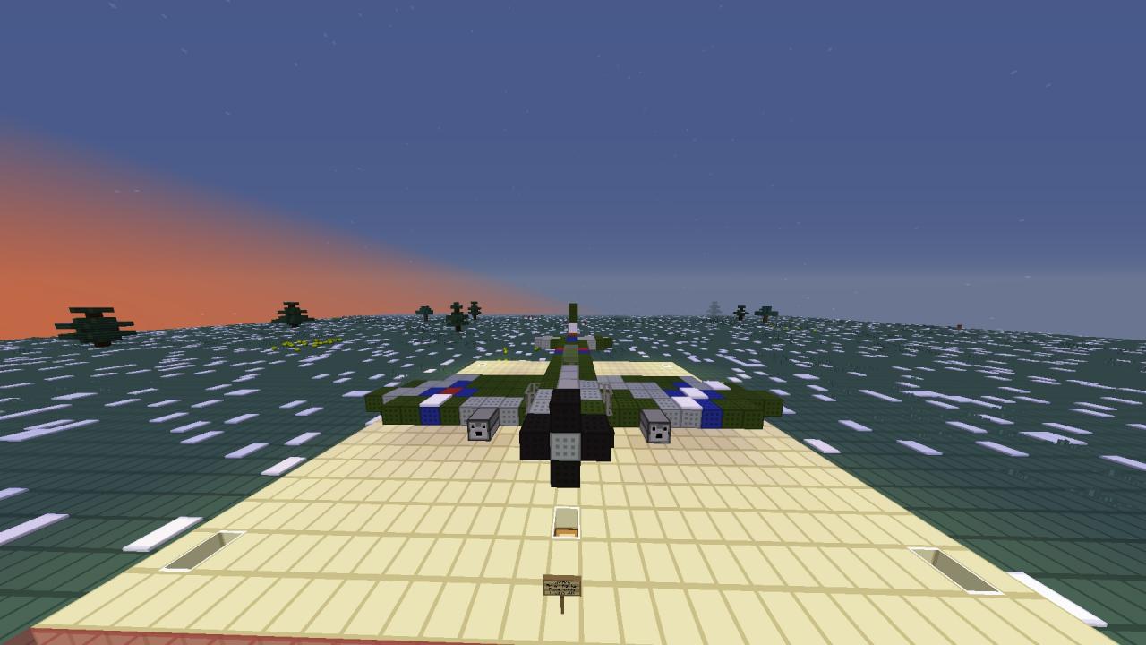Supermarine Spitfire Minecraft Map