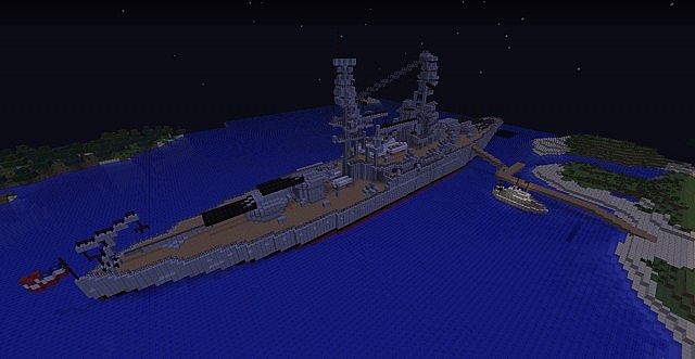 USS Arizona BB-39 (Build by Lord Dakr) Minecraft Map