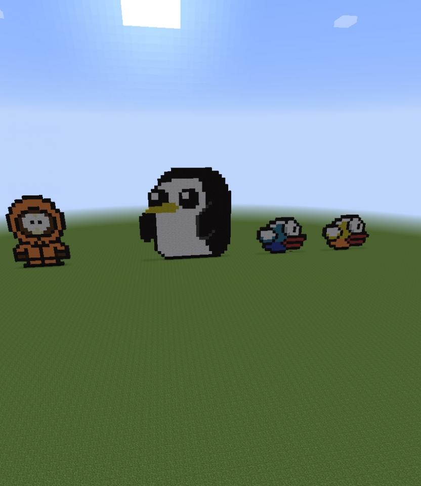 Cartoon Statues Minecraft Map