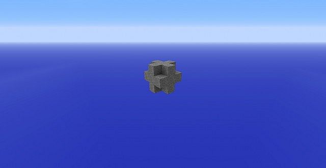 Void World with stone cluster to work off of! Minecraft Map