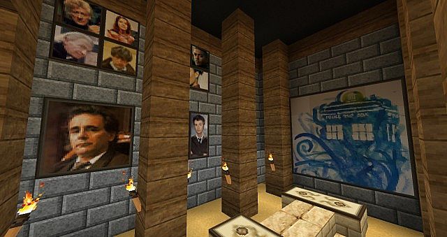 Doctor Who: 1996 Console Room Minecraft Map