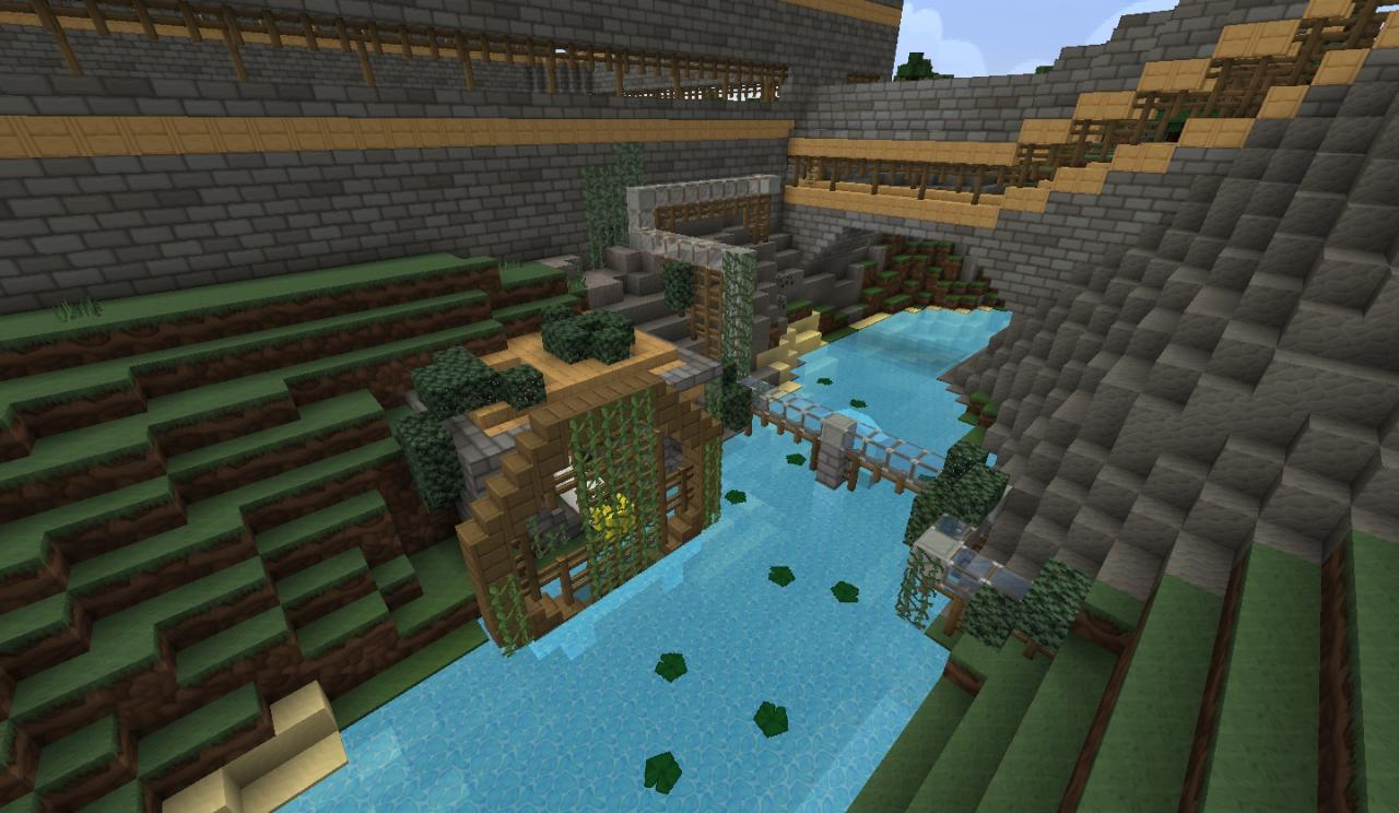 PVP PVE Castle arena. Minecraft Map