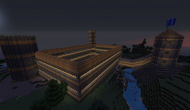 PVP PVE Castle arena. Minecraft Map