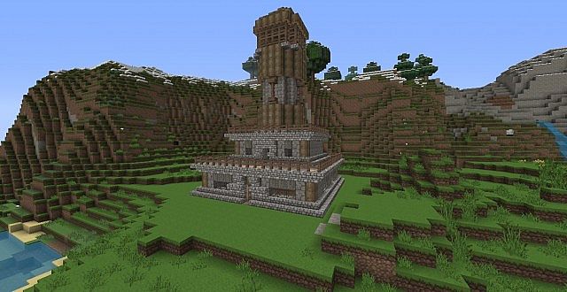 Watch Tower House Minecraft Map