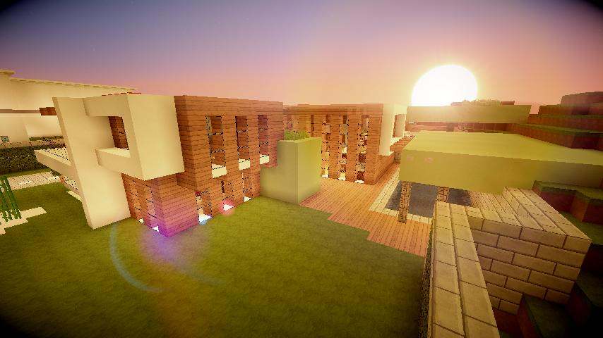 |SunLight| Modern House Minecraft Map