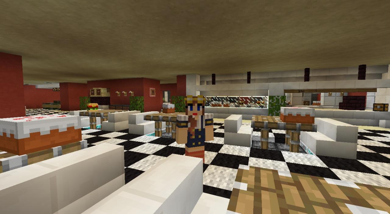American Diner Modern Style Minecraft Map