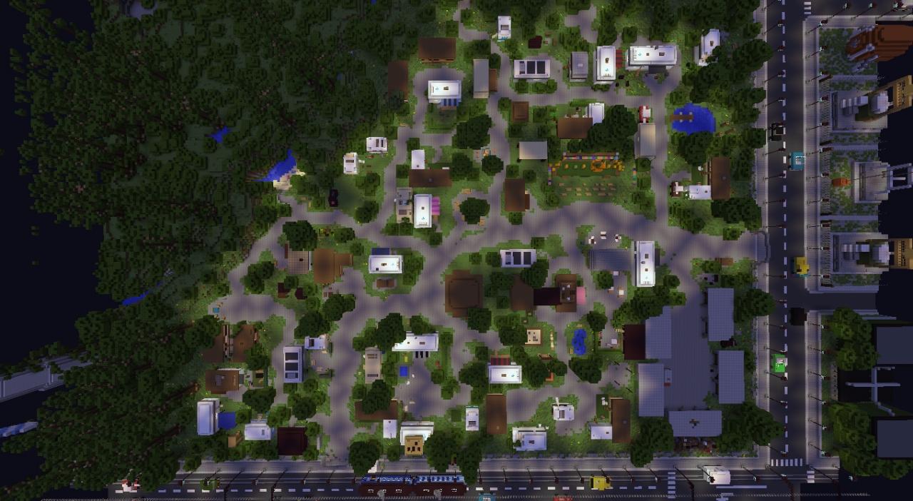 Camping-Caravans Minecraft Map