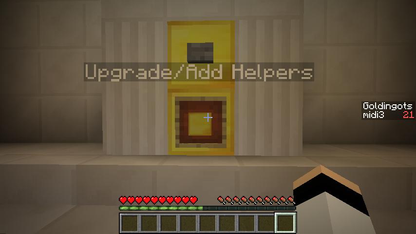 Gold clickers Minecraft Map
