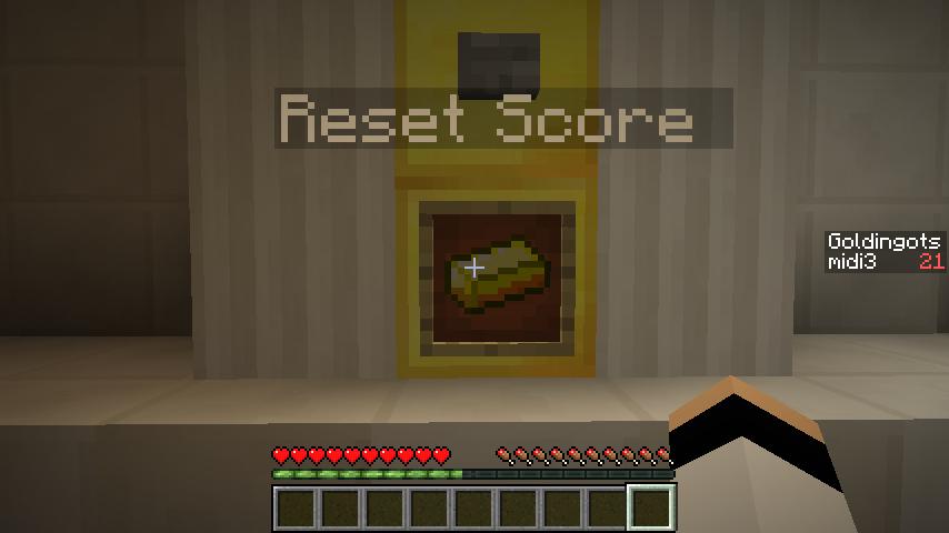 Gold clickers Minecraft Map