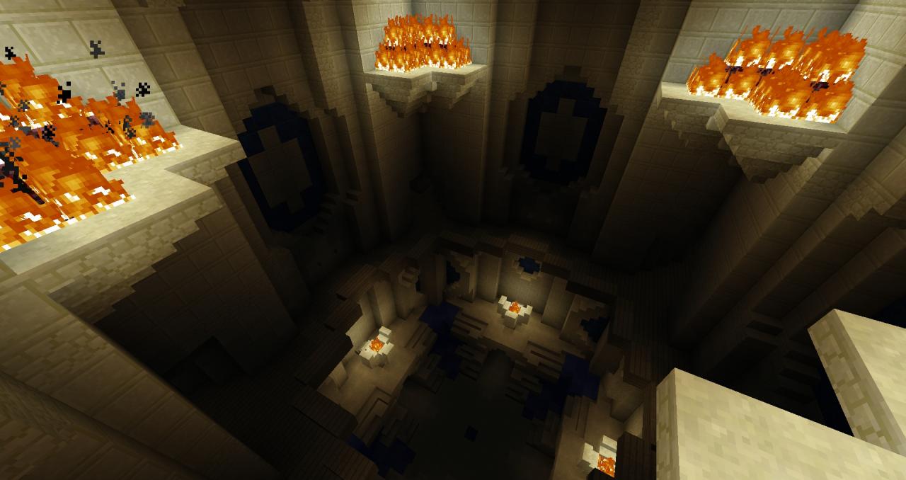 Underground Desert Temple schematic Minecraft Map