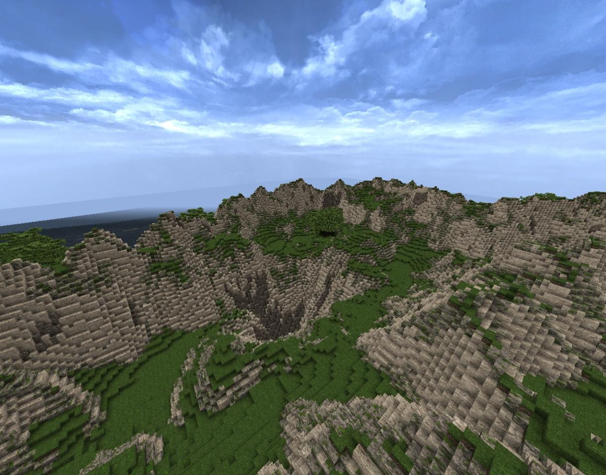 Custom Terrain - Rocky Island Minecraft Map