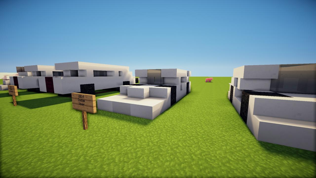 [Small Vehicles Pack] |Download| 10+ Vehicles! Minecraft Map