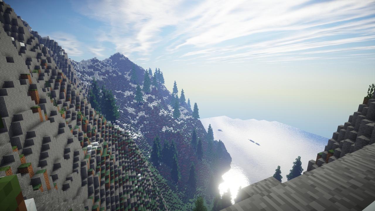 Realistic Hills Minecraft Map