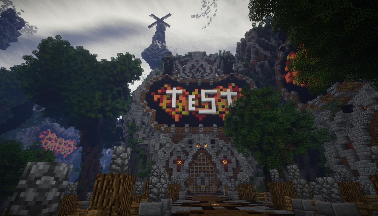 Hub spawn for luxuscraft Minecraft Map