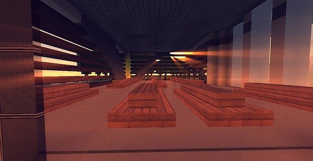 Modern Bus Terminal Minecraft Map