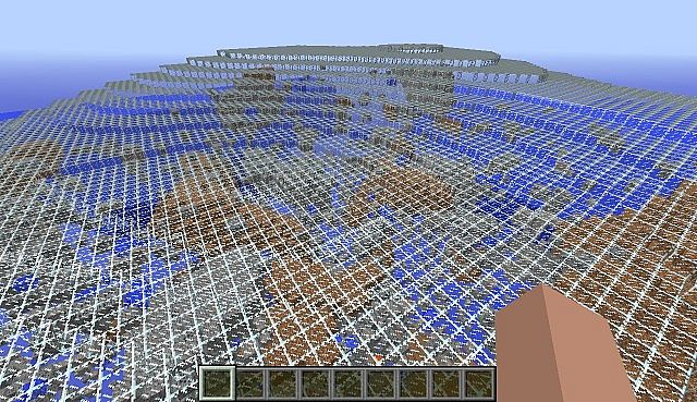 Glass World Minecraft Map