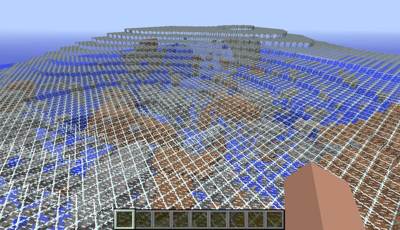 Glass World Minecraft Map
