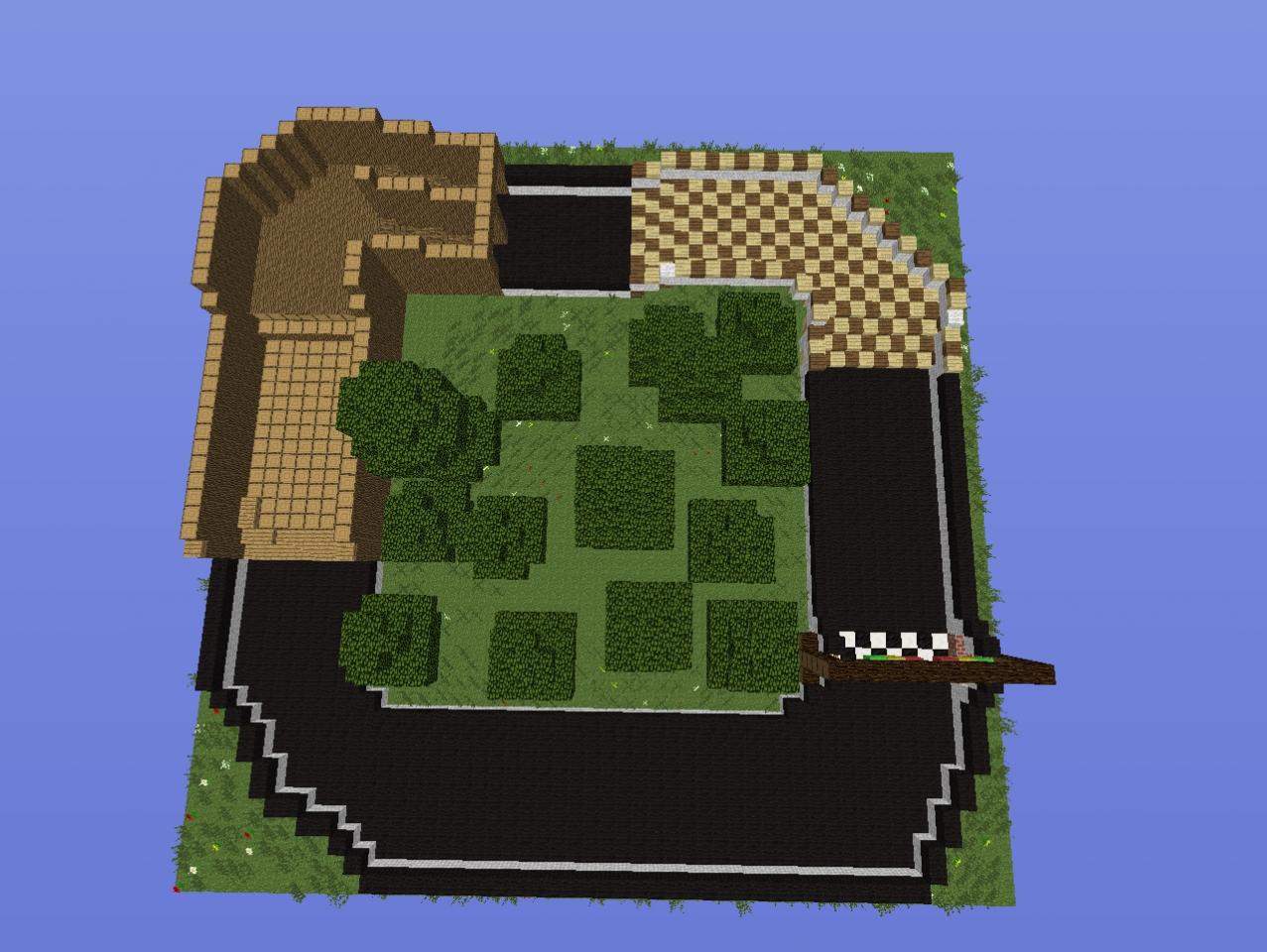 Minecraft Mario Kart Track Minecraft Project