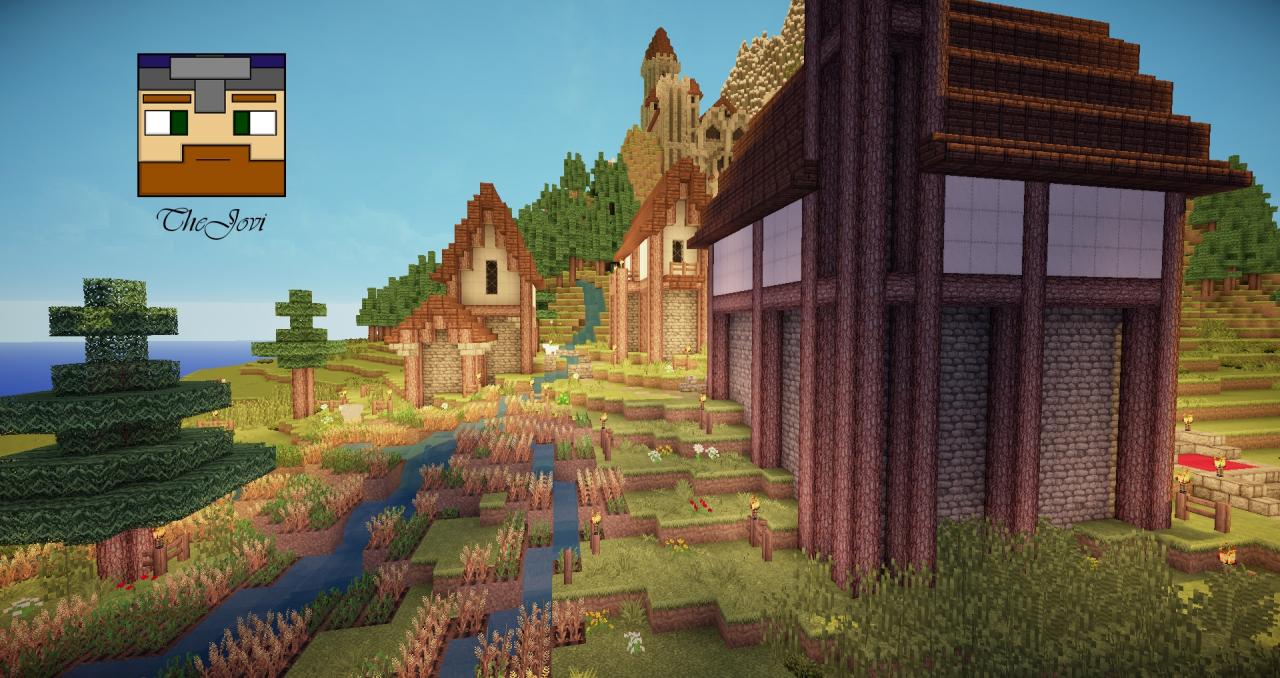 Castle on a Mountain / Hill Spawn - by TheJovi Minecraft Map