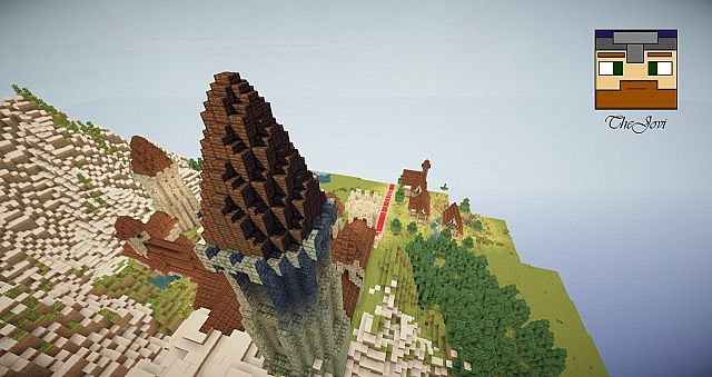 Castle on a Mountain / Hill Spawn - by TheJovi Minecraft Map