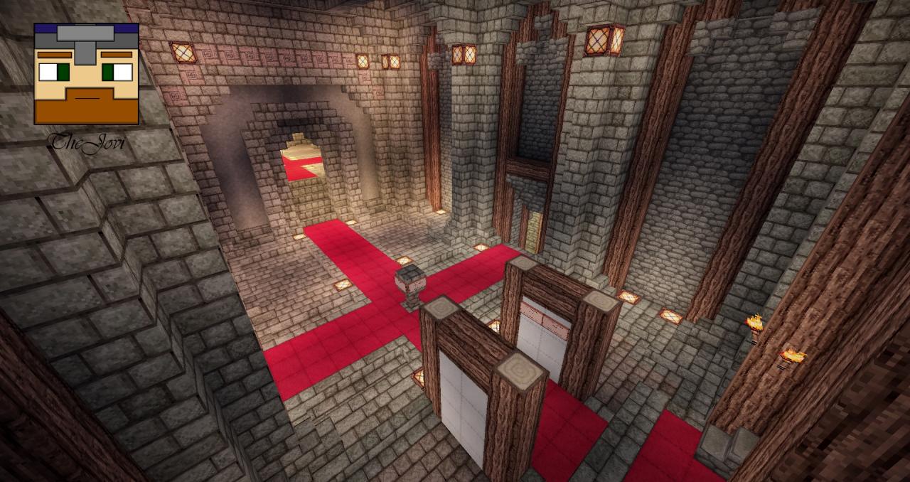 Castle on a Mountain / Hill Spawn - by TheJovi Minecraft Map