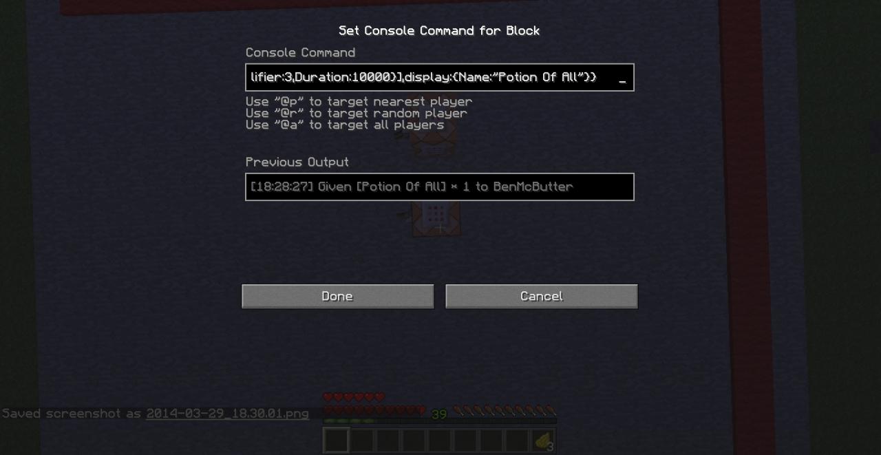 Two Awesome Commands! Minecraft Map