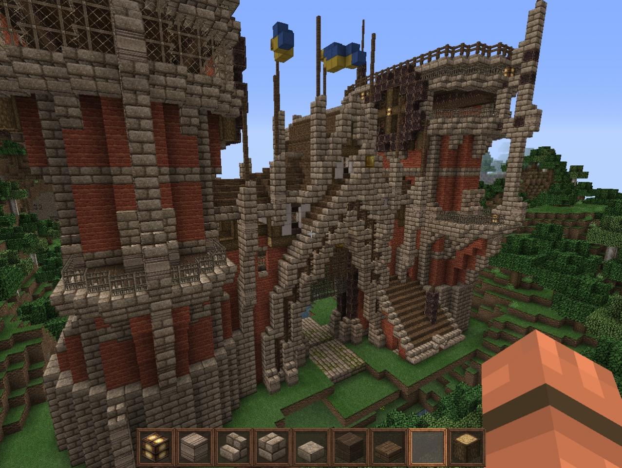 Steampunk/Medieval Gatehouse Minecraft Map