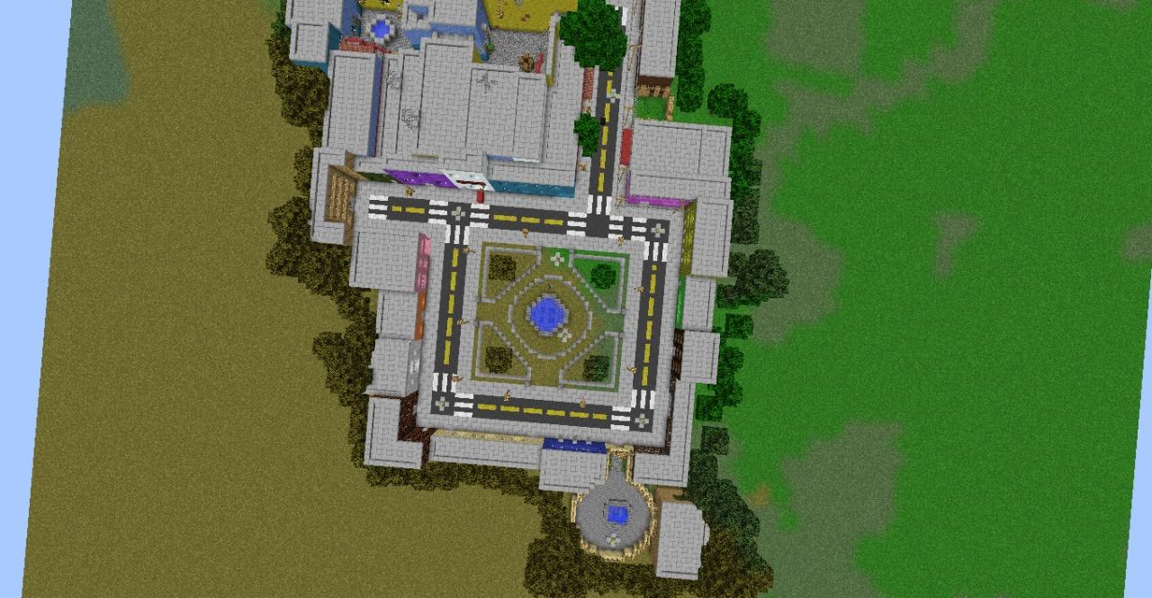 Map of hot potato Minecraft Map