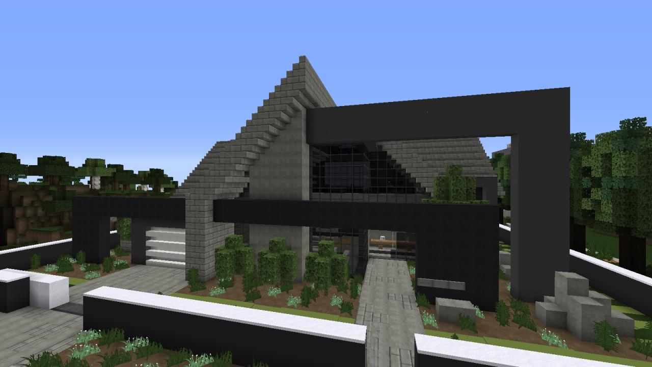 Grey - Contemporary house on WOK Minecraft Map