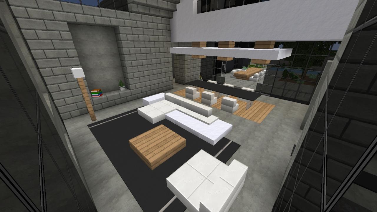 Grey - Contemporary house on WOK Minecraft Project
