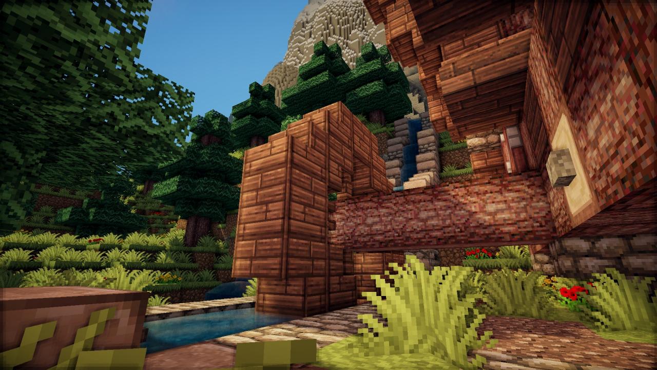 Medieval Watermill Minecraft Map