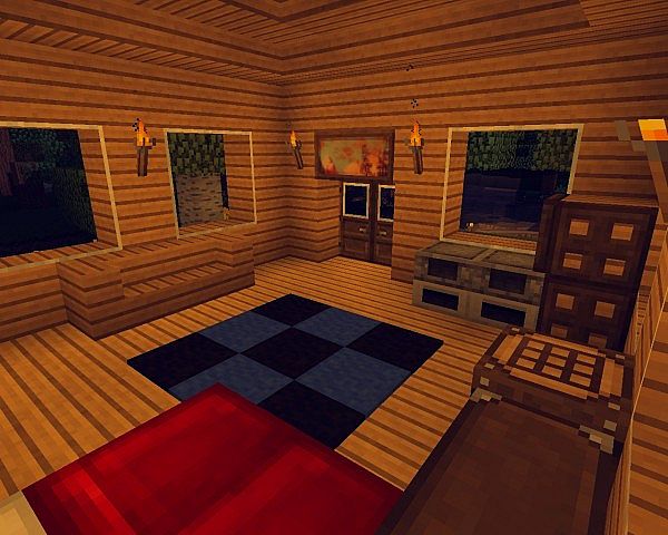Log Cabin Minecraft Map