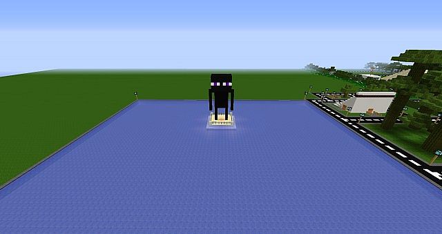 Enderman statue Minecraft Map