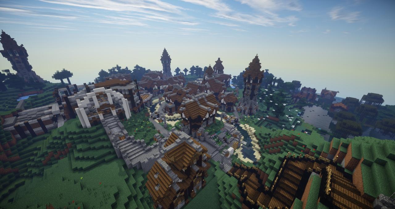 Medieval City Minecraft Map