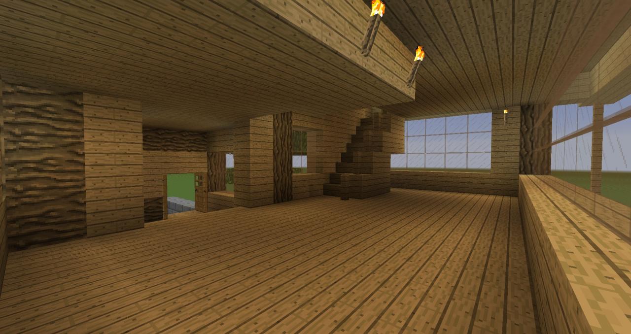 Simple Log Home Minecraft Map